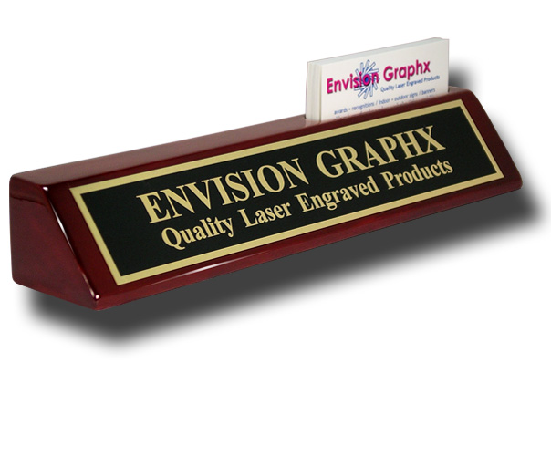 Brass name plate, desk nameplate, Executive Desk Accesory